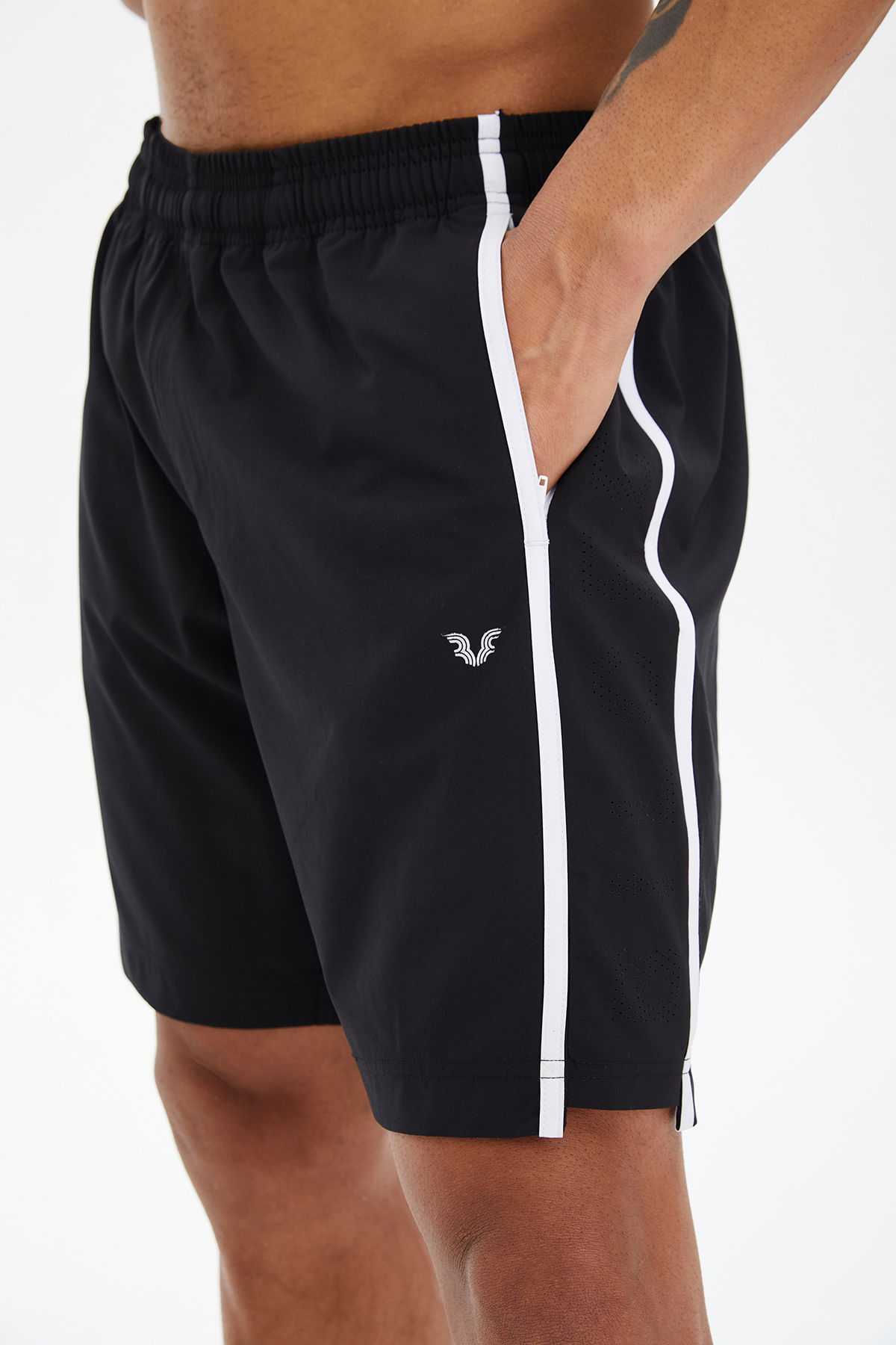 Erkek Siyah İnce Kumaş Hızlı Kuruyan Ter Tutmayan Antrenman Training ...