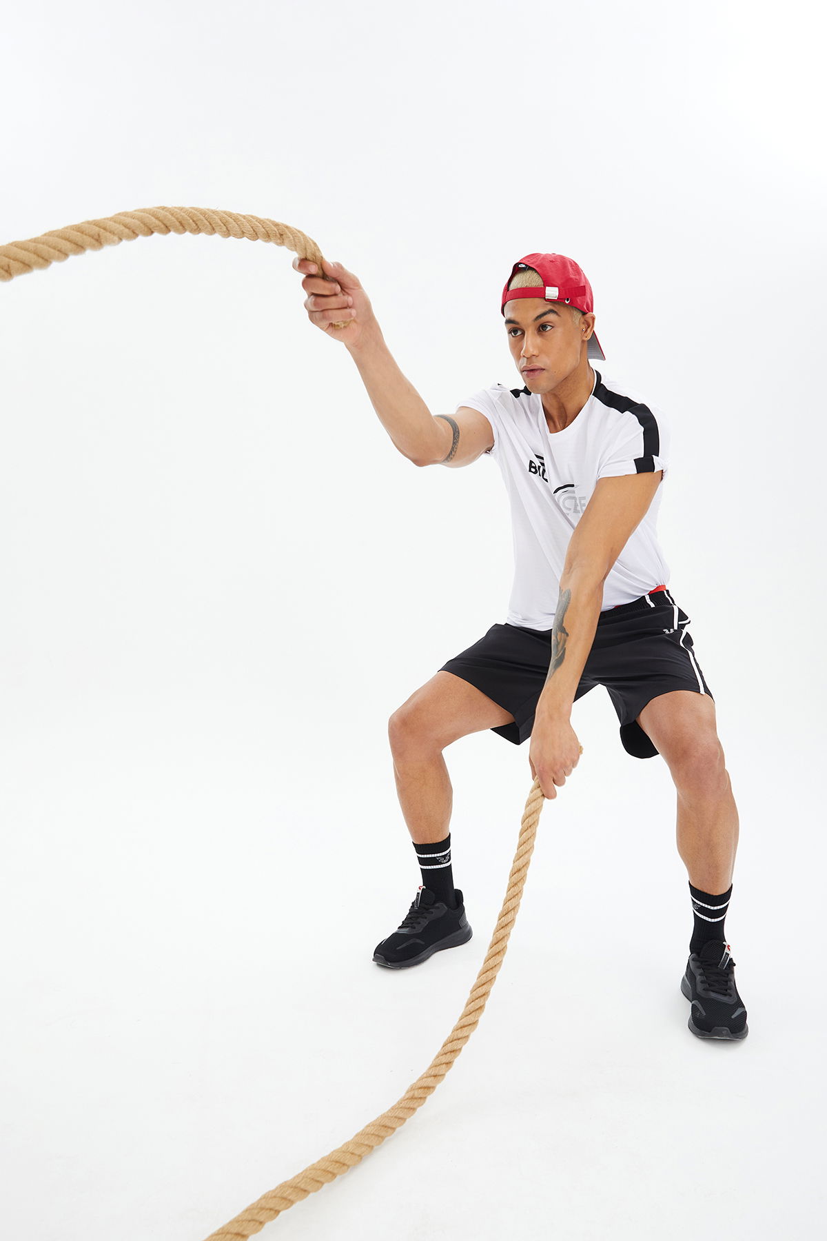 Erkek Siyah İnce Kumaş Hızlı Kuruyan Ter Tutmayan Antrenman Training ...